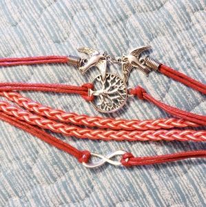 Jewelry | Vintage Leather Family Tree Braided Bracelet | Poshmark